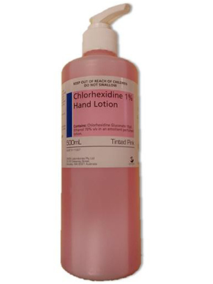 CHLORHEXIDINE 1% LOTION 500mL